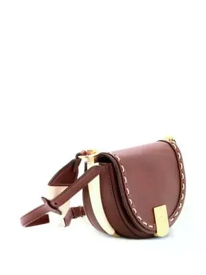 Fendi Moonlight Flap Bag In Leather With Plexiglass Detail