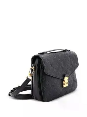 LOUIS VUITTON Monogram Empreinte Pochette Metis - Black