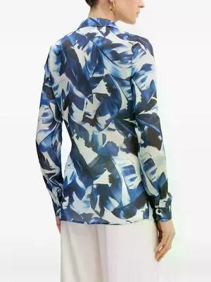 Guess Leaf-print Button-down Shirt
