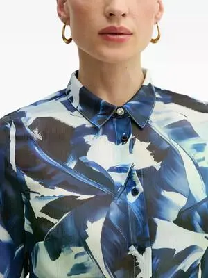 Guess Leaf-print Button-down Shirt