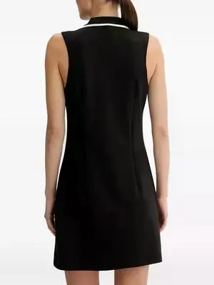 Guess Logo Plaque Sleeveless Mini Dress