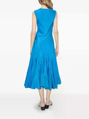 Tory Burch Flared Cotton Silk Dress
