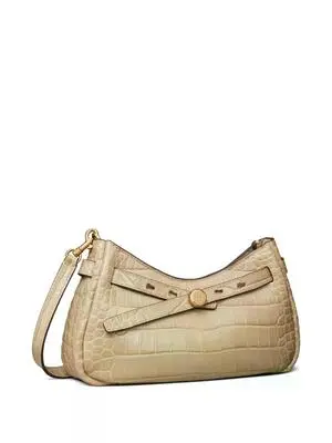 Tory Burch Romy Croc-embossed Zip-top Crossbody Bag