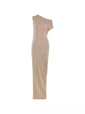 MAISON MARGIELA Shimmer-knit Draped Maxi Dress