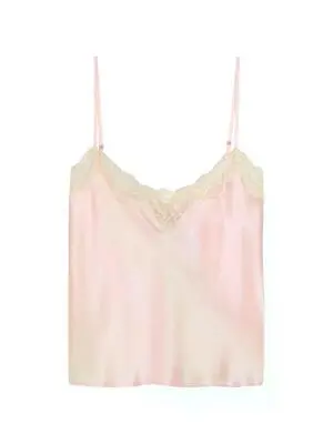 REFORMATION Teddy Lace-trim Top