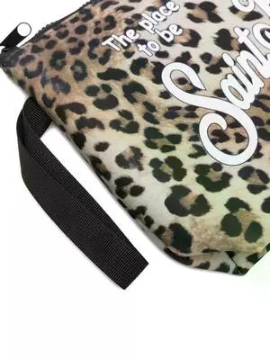 MC2 SAINT BARTH Leopard-print Clutch Bag