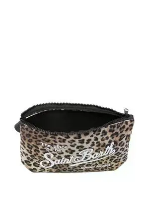 MC2 SAINT BARTH Leopard-print Clutch Bag