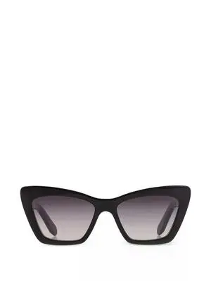 FERRAGAMO Gancini Pattern Cat-eye Sunglasses - Black