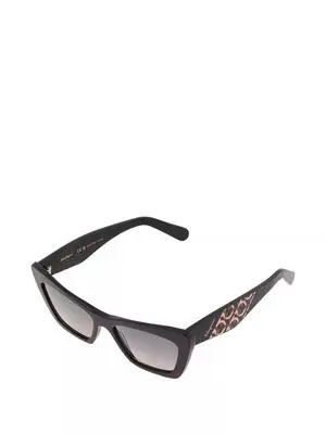 FERRAGAMO Gancini Pattern Cat-eye Sunglasses