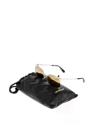 Off-White Oval Frame Sunglasses