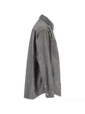 Carhartt Work In Progress Paint-splatter Chambray-look Shirt