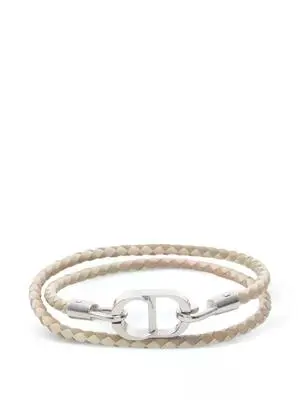 Dior Cd Icon Braided Bracelet - Neutrals