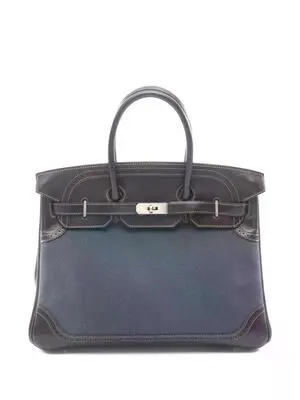Hermès 35 Birkin Gillies Handbag - Blue