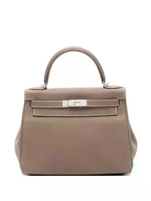 Hermès 2012 28 Kelly Leather Handbag - Brown