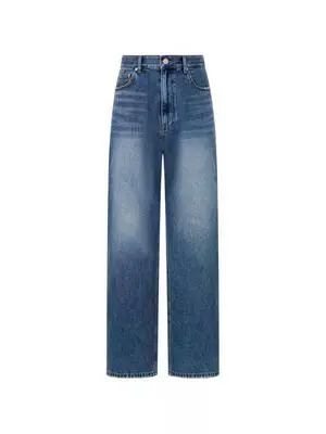 STUDIO TOMBOY Faded Wide-leg Jeans
