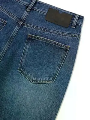 STUDIO TOMBOY Faded Wide-leg Jeans