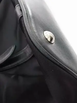 Prada Tessuto Leather-trim Tote Bag