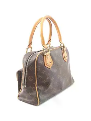 LOUIS VUITTON Manhattan Monogram Tote Bag - Brown