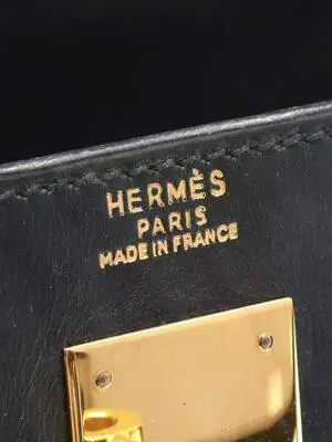 Hermès 1995 32 Kelly Tote Bag - Black