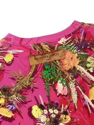 LOUIS VUITTON 2010s Floral-print T-shirt