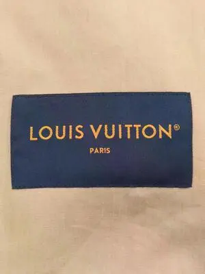 LOUIS VUITTON Damier Check No-collar Jacket