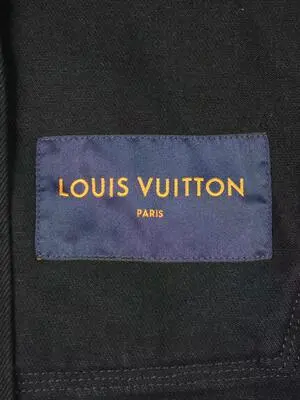LOUIS VUITTON Monogram Embossed Denim Jacket