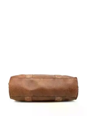 Gucci Leather Bamboo Tote Bag