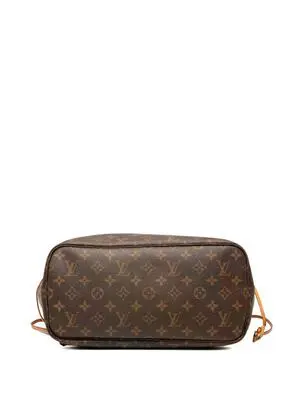 LOUIS VUITTON Monogram Neverfull Mm Tote Bag - Brown