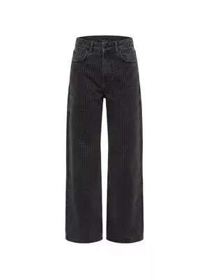 BENETTON Embellished Wide-leg Jeans