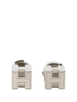 Hermes Palladium Earrings