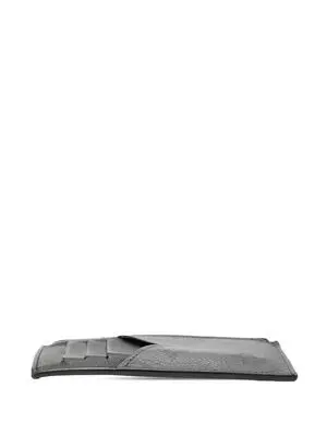 LOUIS VUITTON 2021-2026 Monogram Eclipse Reverse Taigarama Coin Card Holder - Black