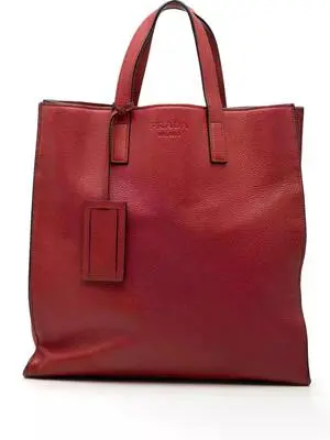 Prada Vitello Daino Convertible Shopper Tote Satchel