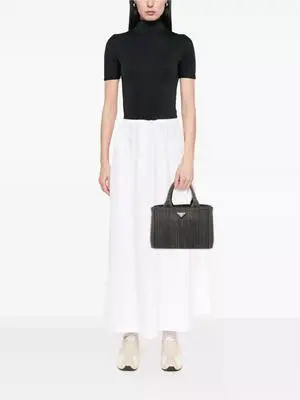 Prada Canapa Satchel - Grey