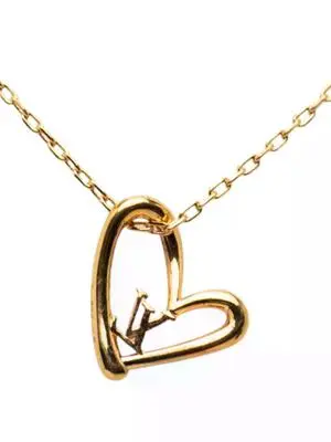 LOUIS VUITTON Fall In Love Pendant Necklace - Gold