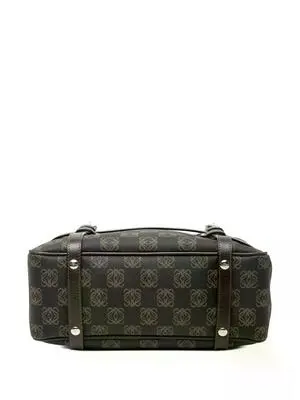 Loewe Anagram Coated Canvas Handbag - Brown