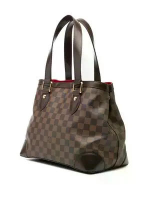 LOUIS VUITTON Damier Ebene Hampstead Pm Tote Bag - Brown