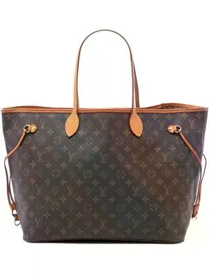 LOUIS VUITTON Monogram Neverfull Gm Tote Bag - Brown