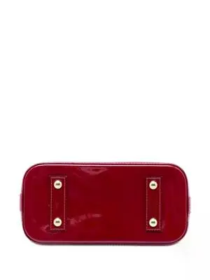 LOUIS VUITTON Monogram Vernis Alma Bb Satchel - Purple