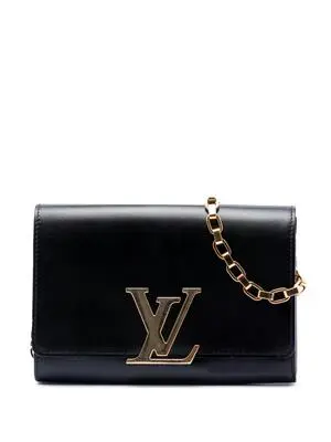 LOUIS VUITTON 2014 Louise Chain Gm Shoulder Bag - Black