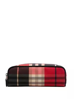 Burberry Exploded Check Canvas Pouch