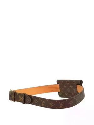LOUIS VUITTON Monogram Canvas Ceinture Pochette Solo Belt Bag