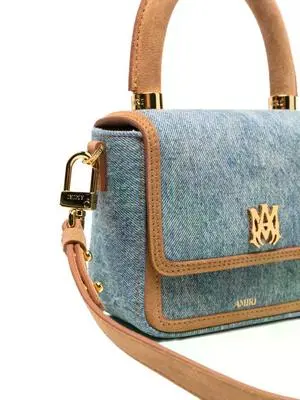 Amiri Ma Logo Denim Tote Bag