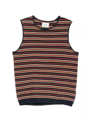 Nn07 Striped Knitted Vest