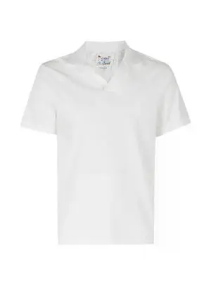 MC2 SAINT BARTH Charles Piqué V-neck T-shirt