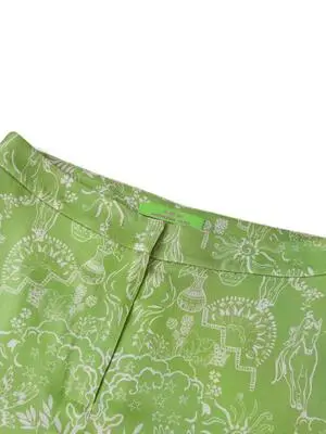 Shanghai Tang Mulberry Silk Palazzo Pants
