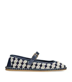 Valentino Garavani Crochet La Cruisette Ballet Flats