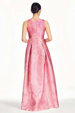 Sachin & Babi Brooklynne Gown - Light Sunset Hydrangea