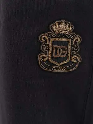 Dolce & Gabbana Bermuda Shorts With Heraldic Logo Patch