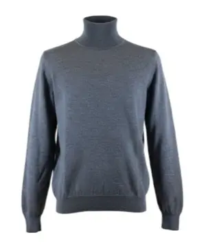 Tagliatore Turtleneck Knit Sweater - Gray
