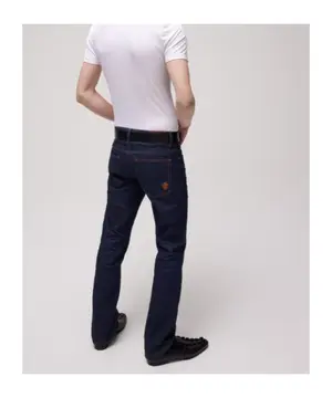 Gucci Logo Patch Jeans
